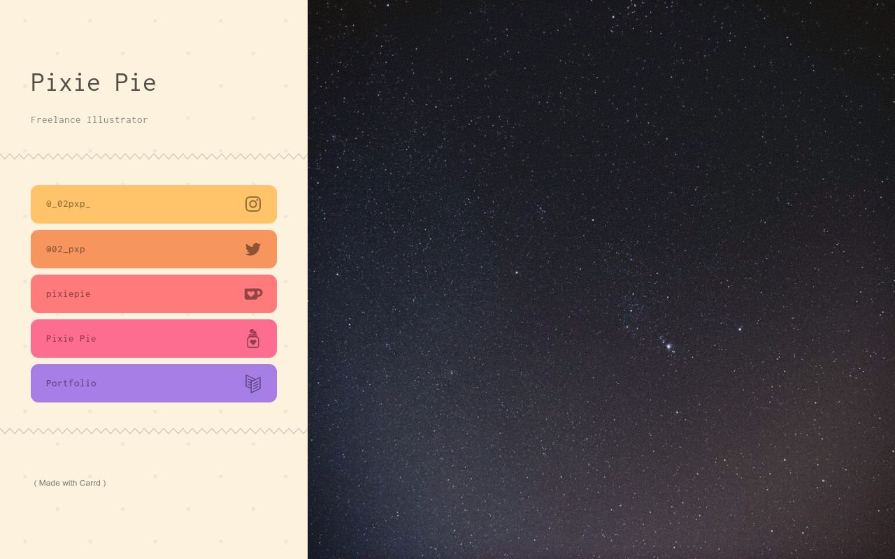 Pixie's Contact & Portfolio